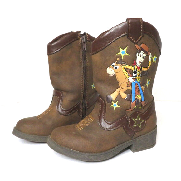 Disney | Shoes | Disney Pixar Toy Story Kids Cowboy Boots Woody Sheriff ...